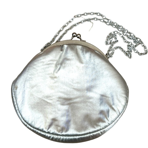 Walborg | Bags | Vintage Walborg Hong Kong Silver Evening Bag Satin ...